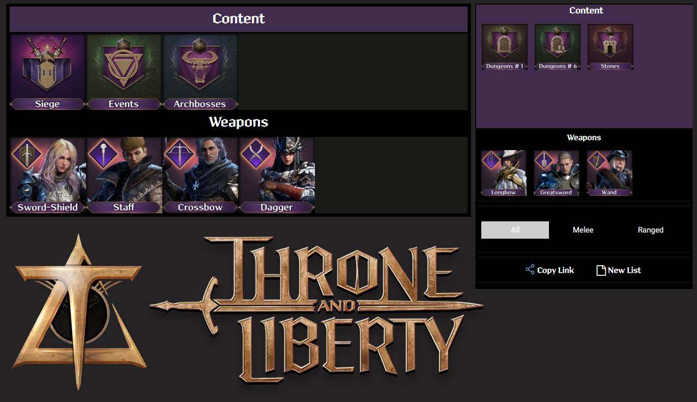 Group Creator | Throne and Liberty