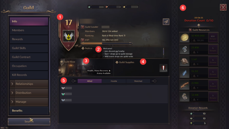 Throne and Liberty: Guild Creation and Management - Throne and Liberty