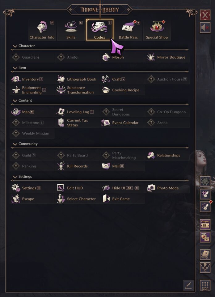 Throne and Liberty Beginners Guide: Codex - Throne and Liberty