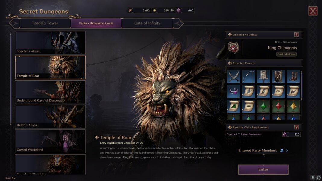 Throne and Liberty – Roaring Temple Dungeon Guide - throneandliberty.online