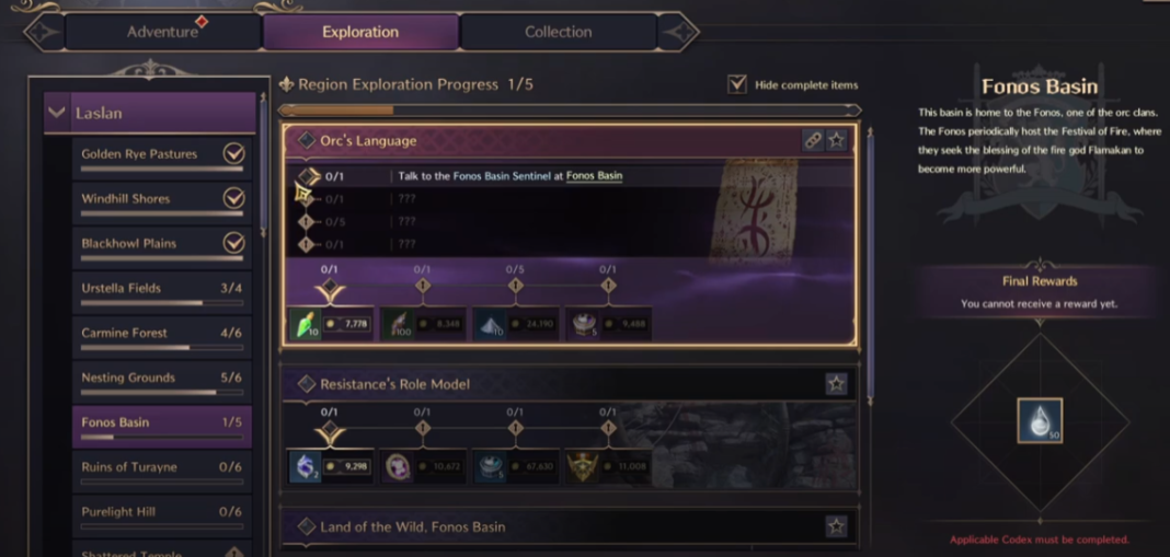 Throne and Liberty | Orc's Language: All Orc Text Locations